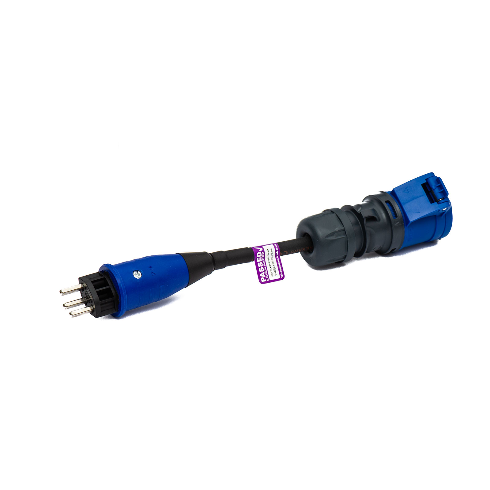 Standard Blue 16A Swiss adaptor – Xavelec