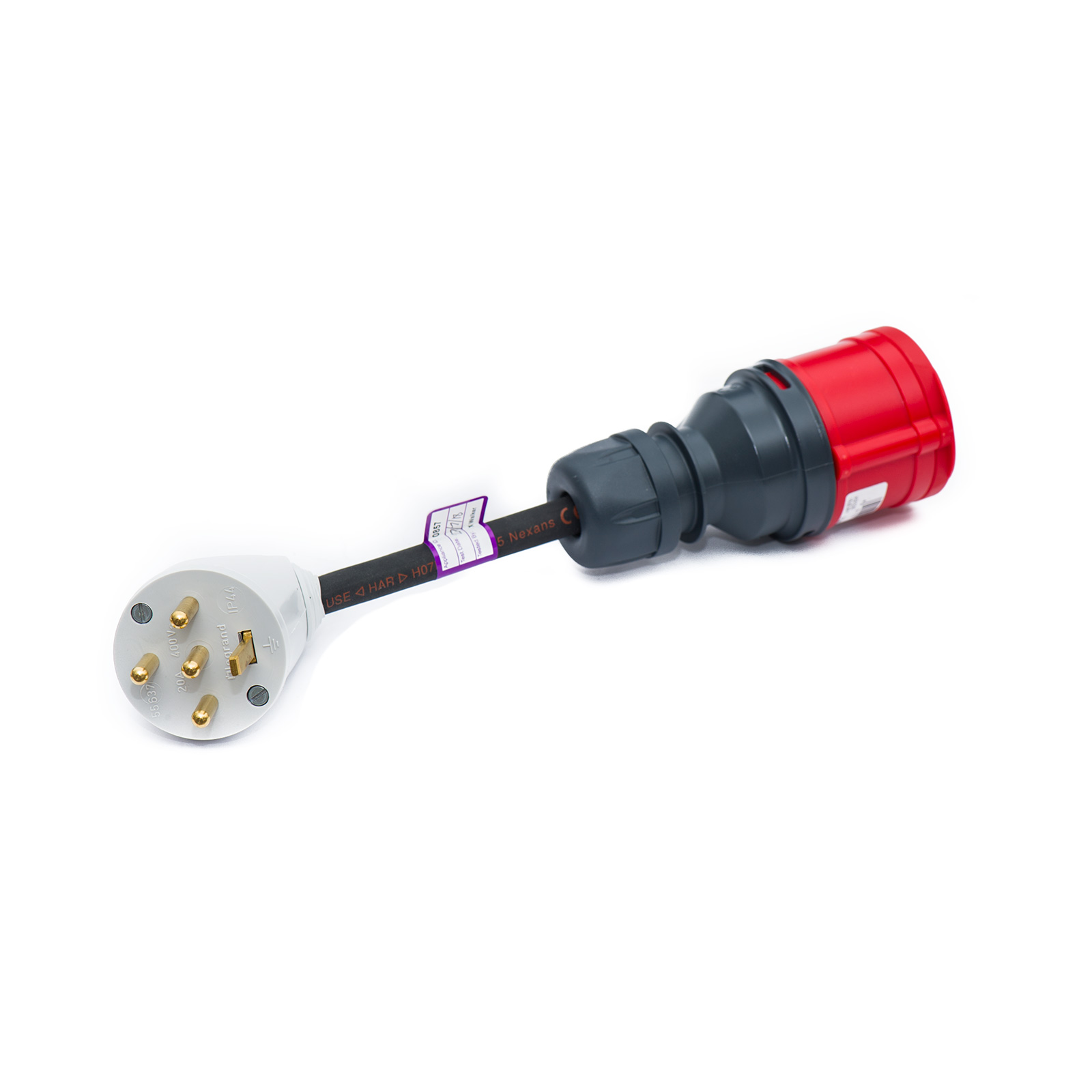 Standard Red 20A Three-phase Plexo adaptor – Xavelec